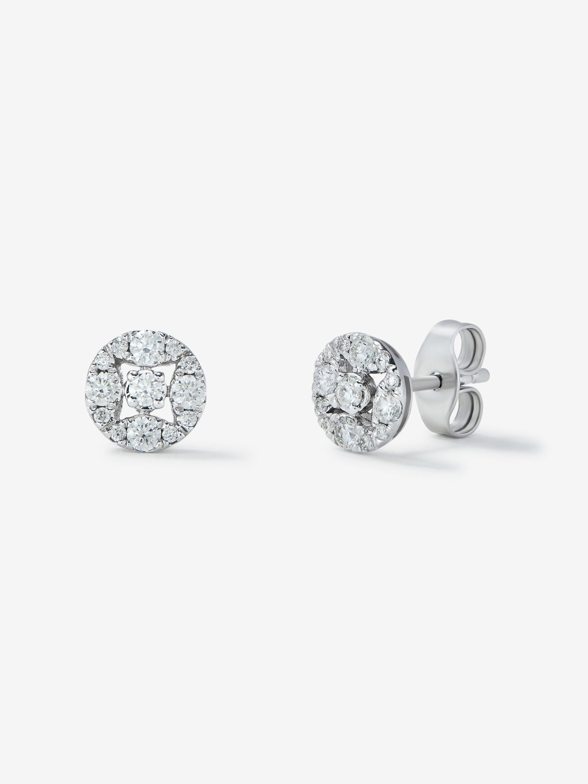 18k white gold earrings and diamonds | Luxury Jewellery | Suarez ...