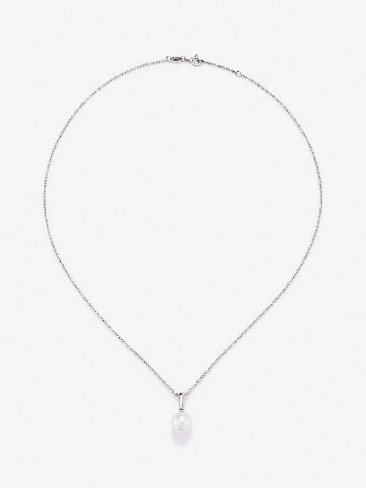 925 silver chain pendant with 8.5 mm Australian pearl | Luxury ...