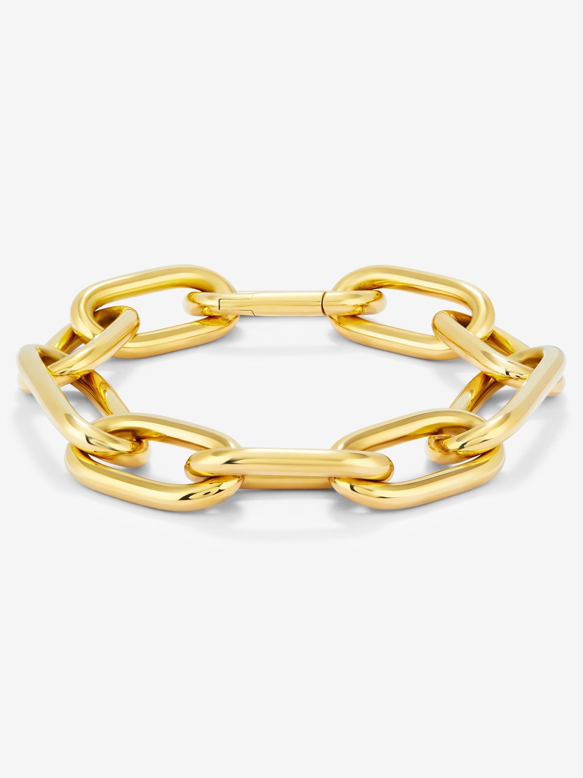 Extra large link bracelet in 18K yellow gold | Luxury Jewellery ...
