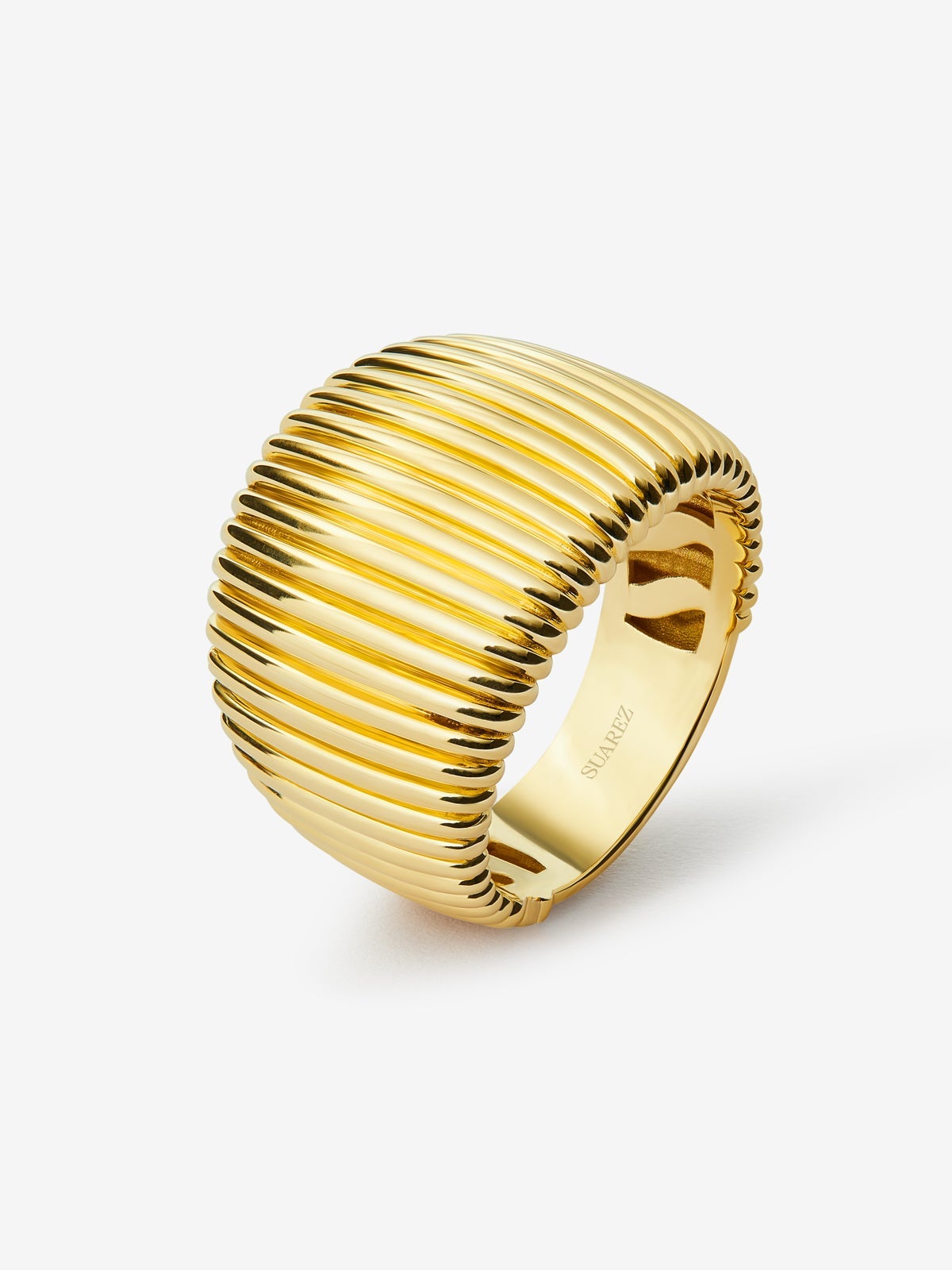 18k yellow gold galloon ring | Luxury jewelry | Suarez Jewelry ...
